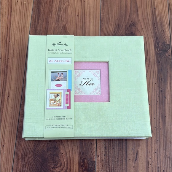 Hallmark | Accents | All About Her Pink Instant Scrapbook | Poshmark